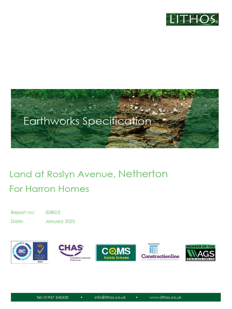 5080 Ewks Spec - Jan 25 | PDF | Gravel | Topsoil