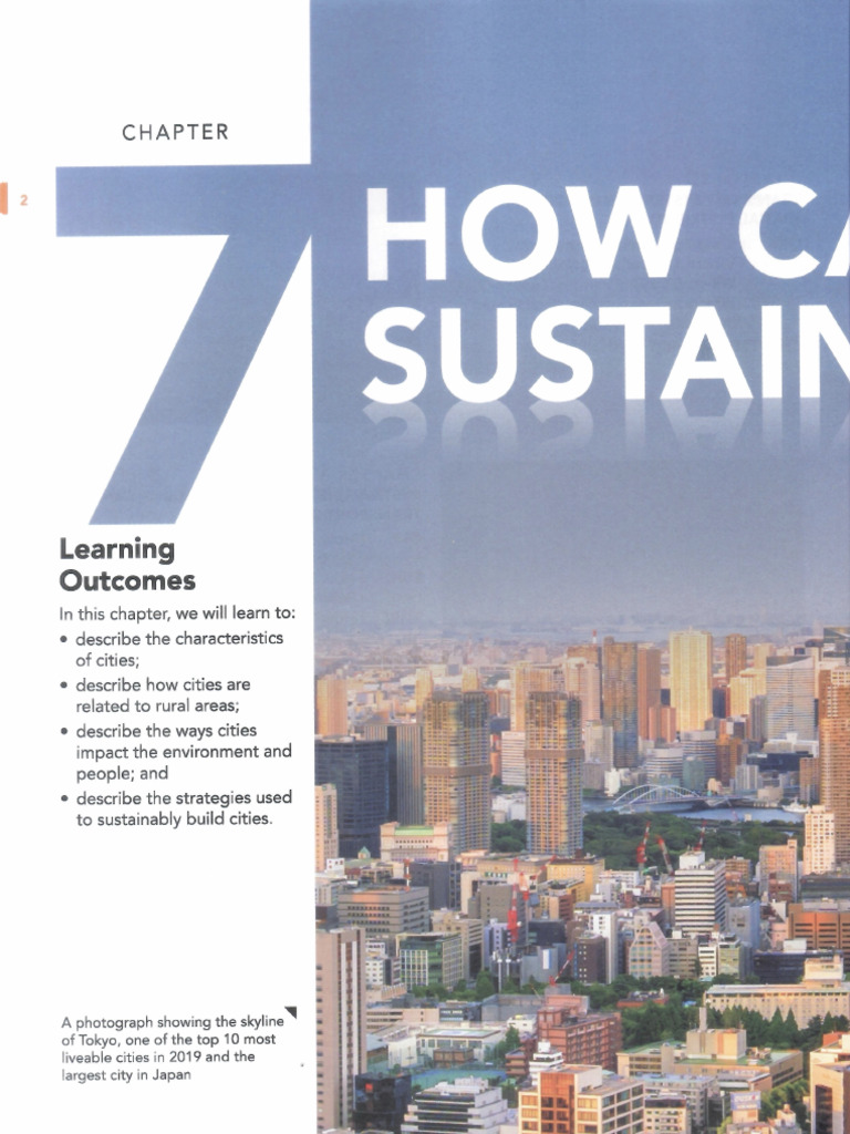 Chapter 7 - How Can We Build Sustainable Cities | PDF