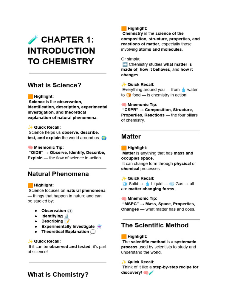 Chem | PDF | Atoms | Chemical Substances