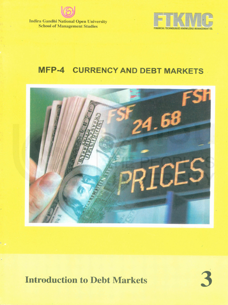 Block-3 Introduction to Debt Markets | PDF | Over The Counter (Finance ...