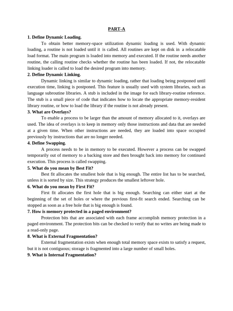III UNIT PART A | PDF | Computer Hardware | Computer Architecture
