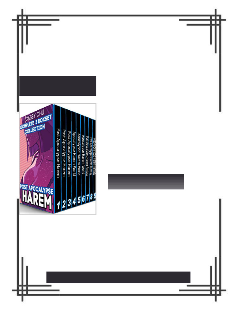 Post Apocalypse Harem Complete 3 Box Set Books 1 3 Casey Chu Et El ...