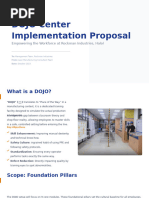 DOJO Room: Training for Manufacturing Skills | PDF | Change Management ...