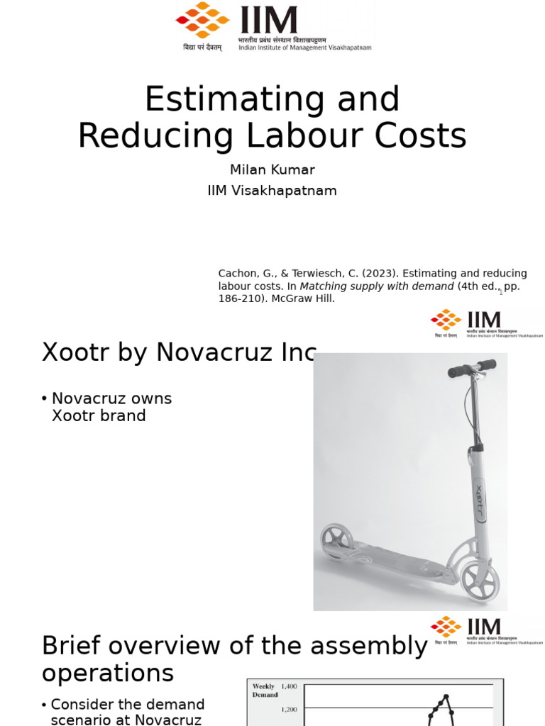 Estimating and Reducing Labour Costs | PDF | Labour Economics | Cost Of ...