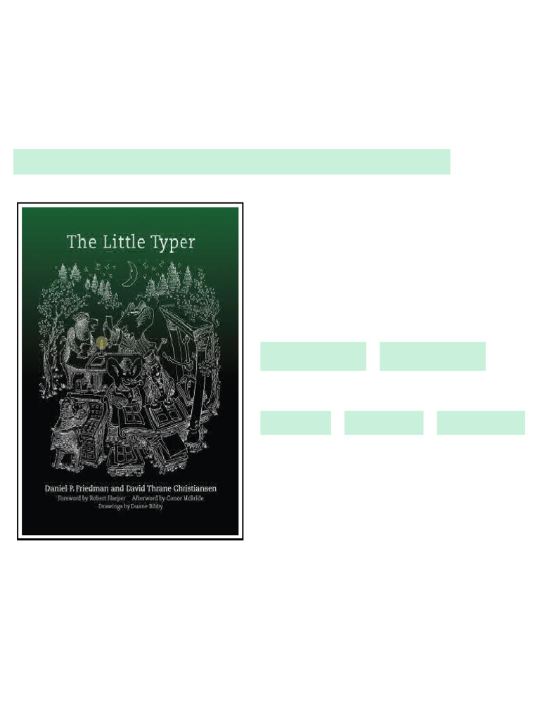 The Little Typer Daniel P. Friedman - ebook and textbook resources | PDF