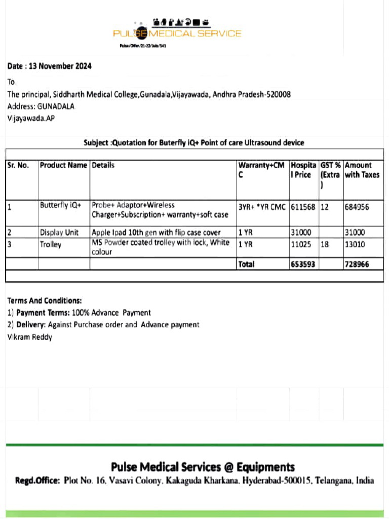 Modified Pulse Quotation | PDF