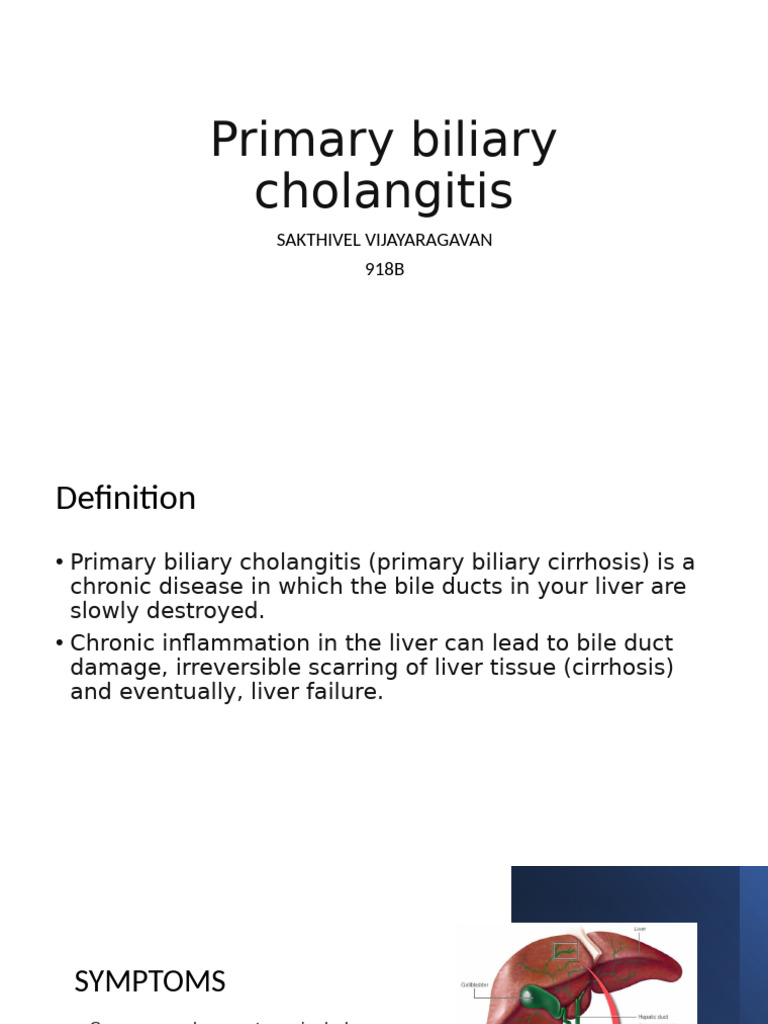 Understanding Primary Biliary Cholangitis | PDF | Cirrhosis | Liver