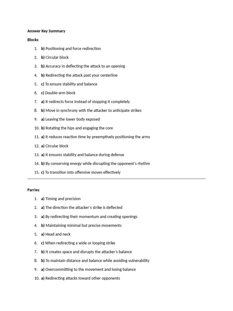 Removal Exam Answer Key | PDF | Force