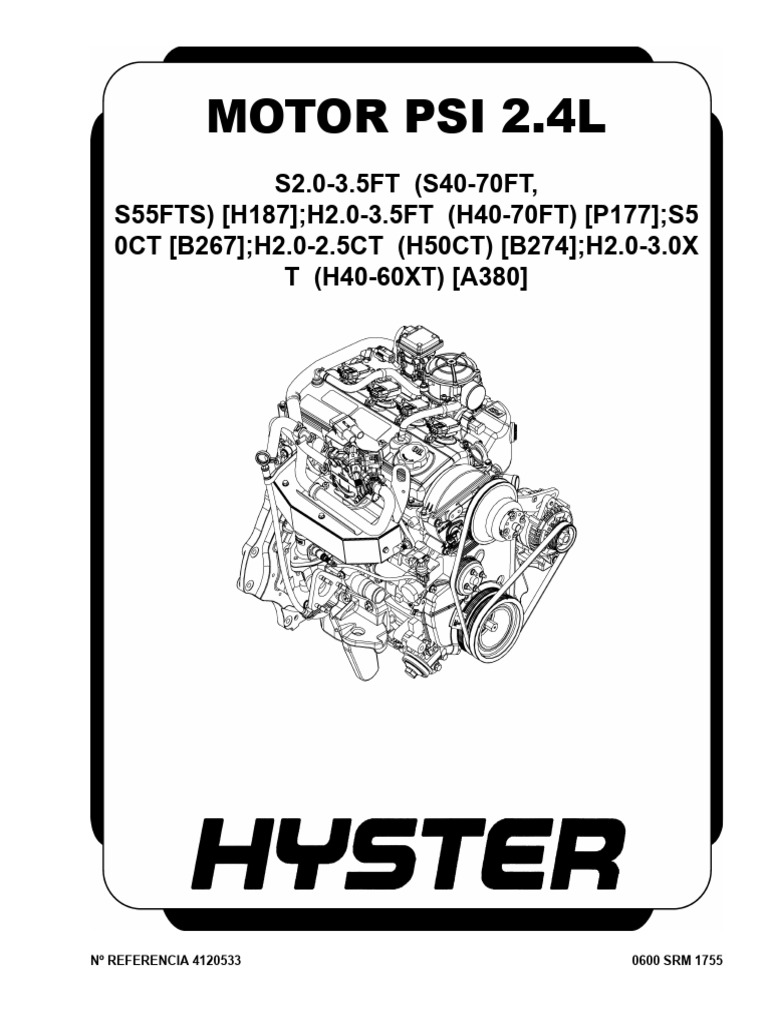 Seguridad y Mantenimiento Motor PSI 2.4L | PDF | Motor de combustión ...