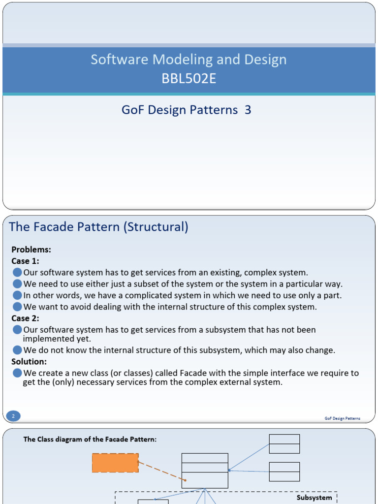 12 GoF Design Patterns 3 | PDF | Class (Computer Programming ...