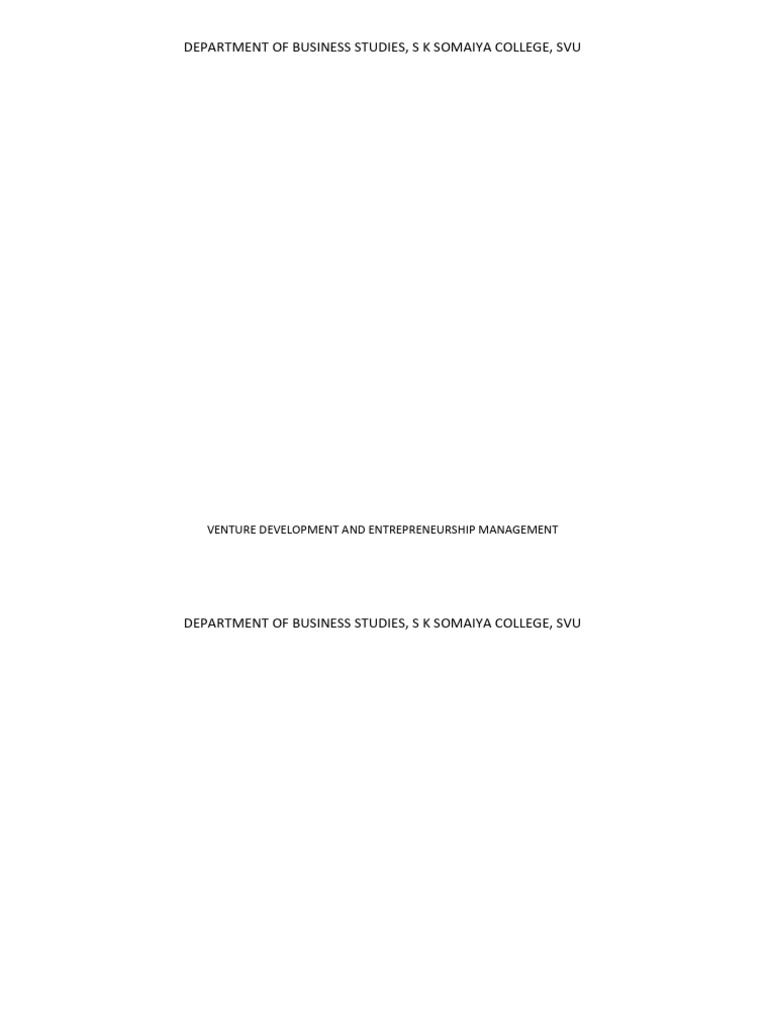 Vdem Notes | PDF | Entrepreneurship | Social Entrepreneurship