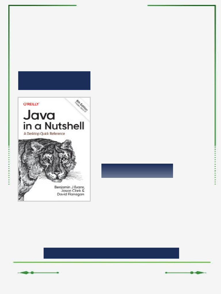 Java in a Nutshell, 8th Edition Benjamin J. Evans eBook preview eBook ...