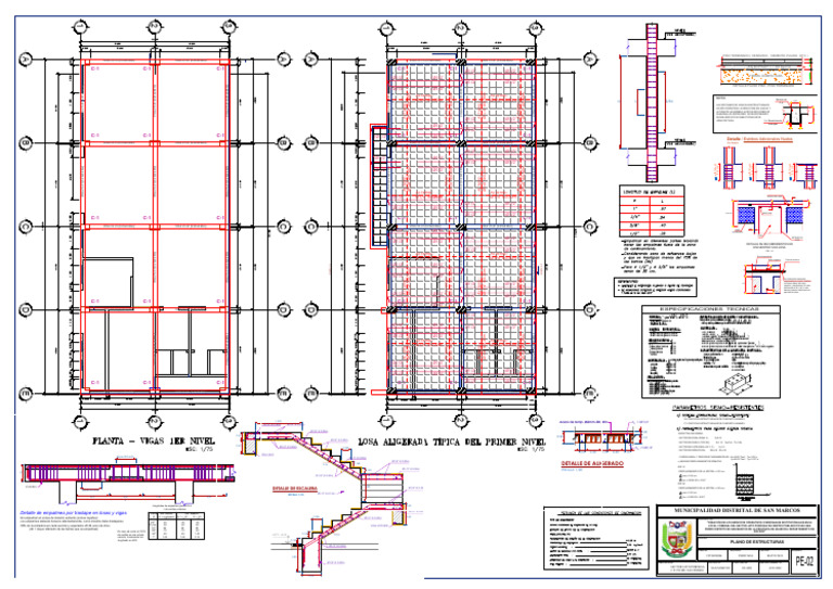PE 01 Plano Estructuras PE 02 A2 | PDF
