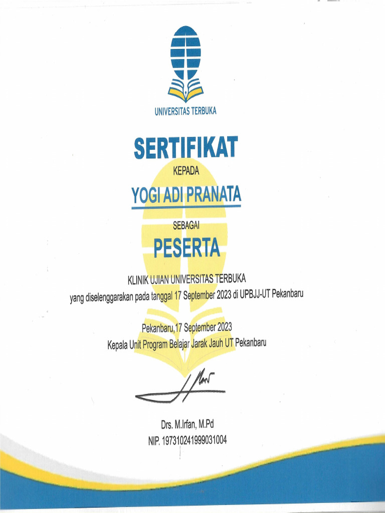 Yogi Adi Pranata | PDF