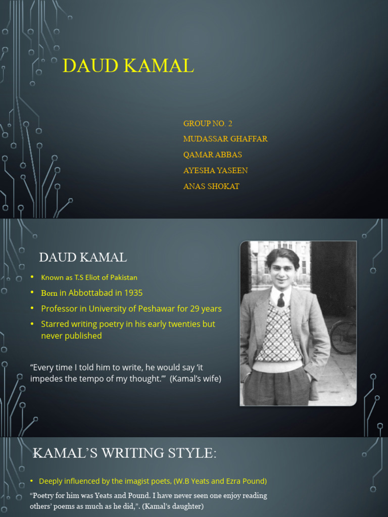 Daud Kamal | PDF | Poetry
