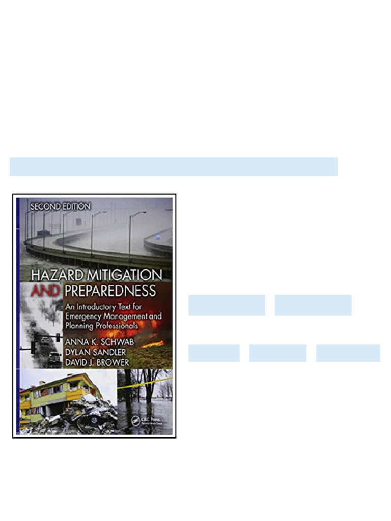 Hazard Mitigation and Preparedness An Introductory Text for Emergency ...