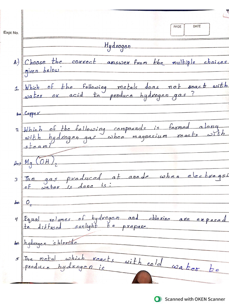 Hydrogen (2) | PDF