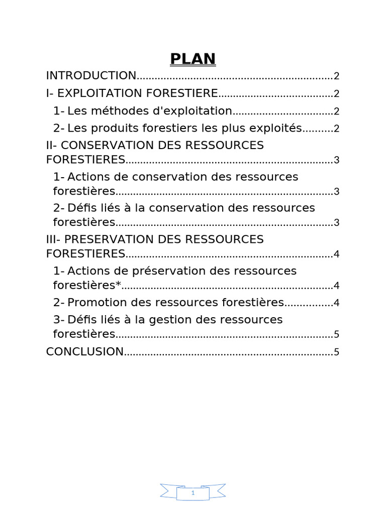 Gestion durable des ressources forestières au Bénin | PDF | Forêt ...