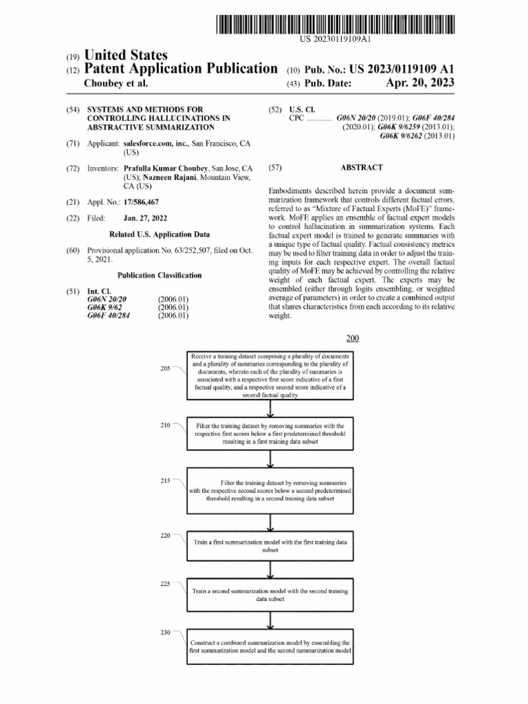 Choubey US20230119109A1 | PDF