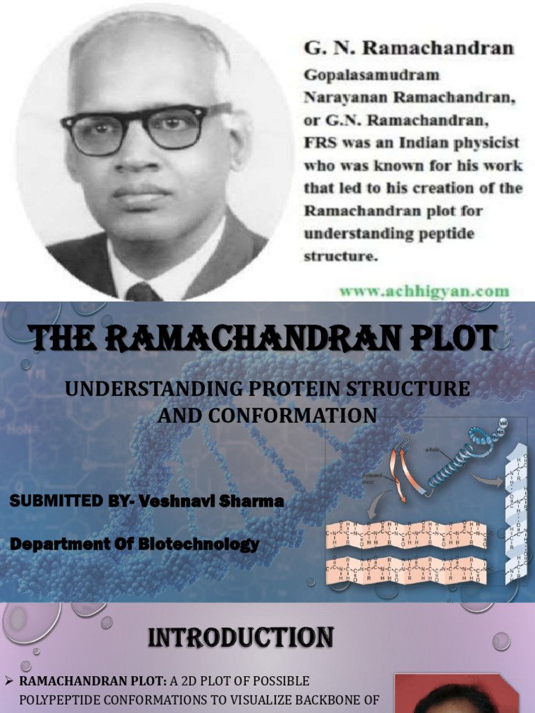 Understanding the Ramachandran Plot | PDF | Protein Structure | Alpha Helix