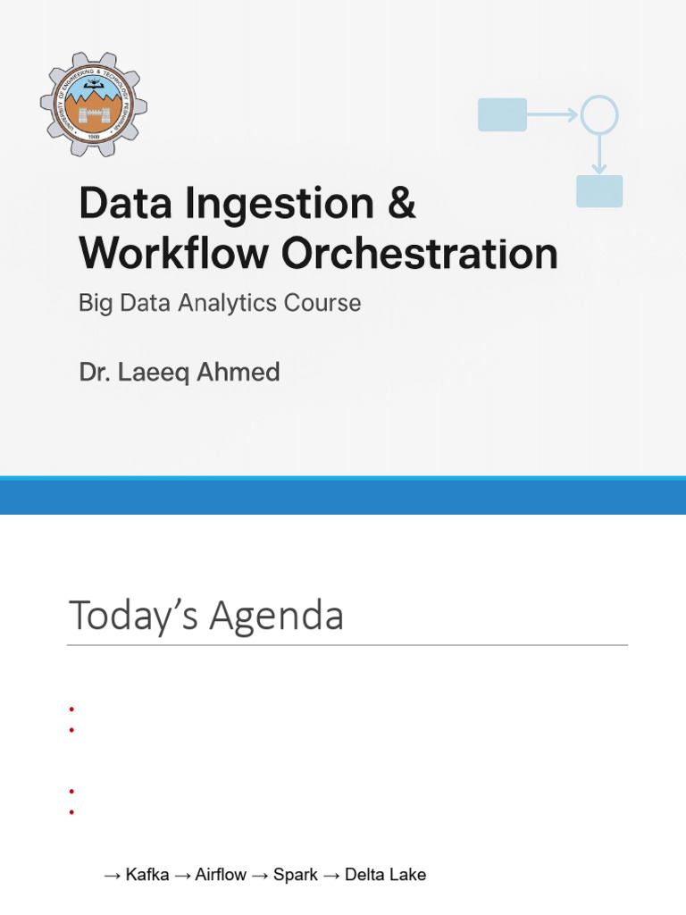 Data Ingestion and Workflow Orchestration | PDF | Computer Cluster ...