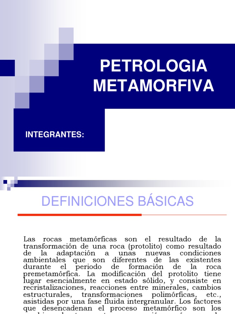 petrologia metamorfica | Roca (geología) | Minerales
