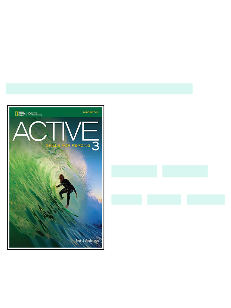 ACTIVE Skills for Reading 3 3rd Edition Neil J. Anderson - ebook and ...