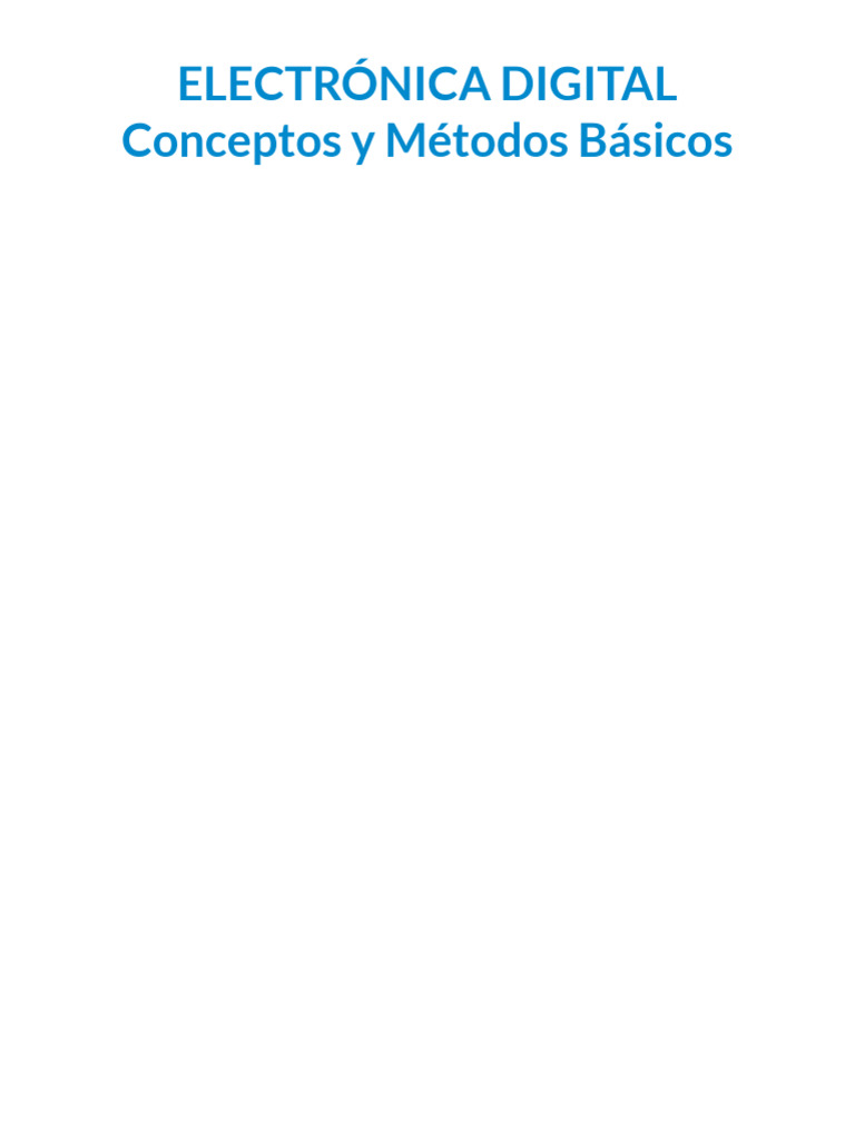 Digital Electronics Educational Resources | PDF