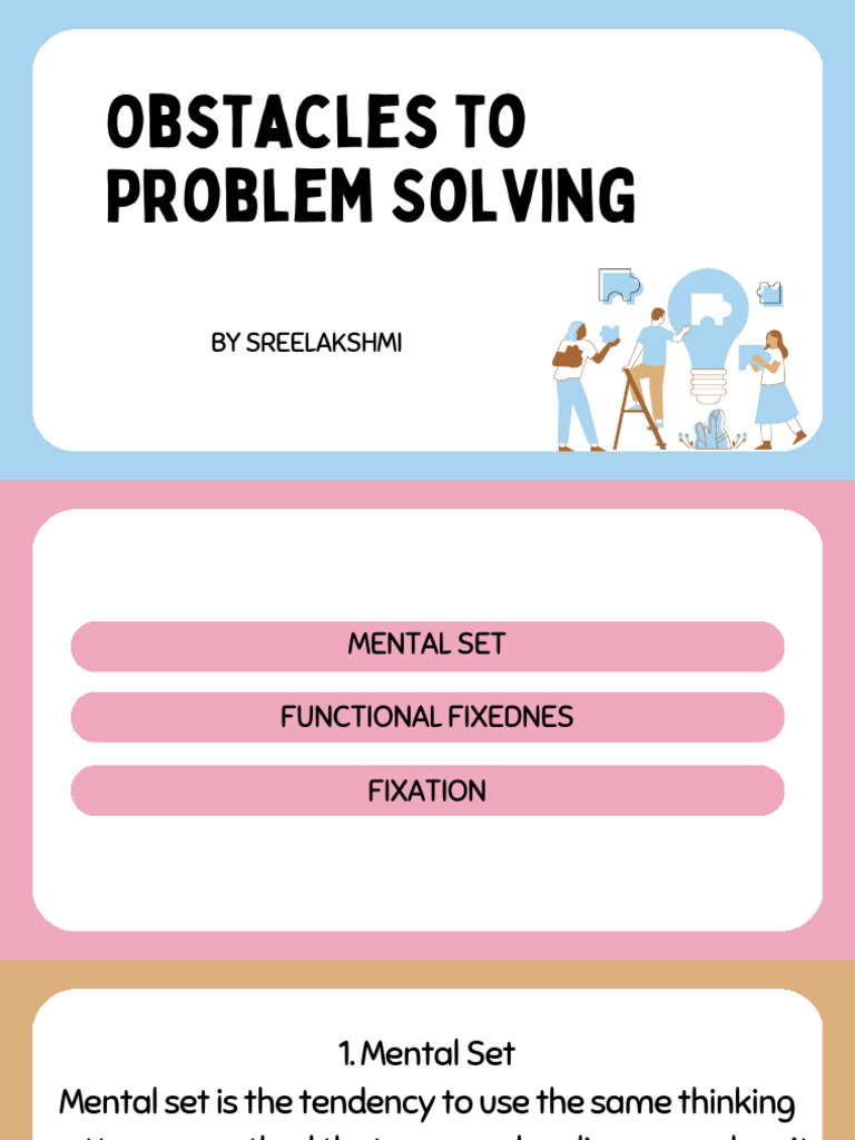 Barriers to Effective Problem Solving | PDF