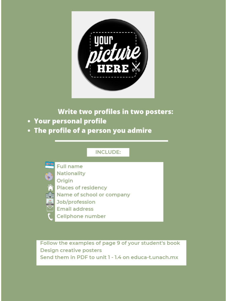 Profiles Activity | PDF