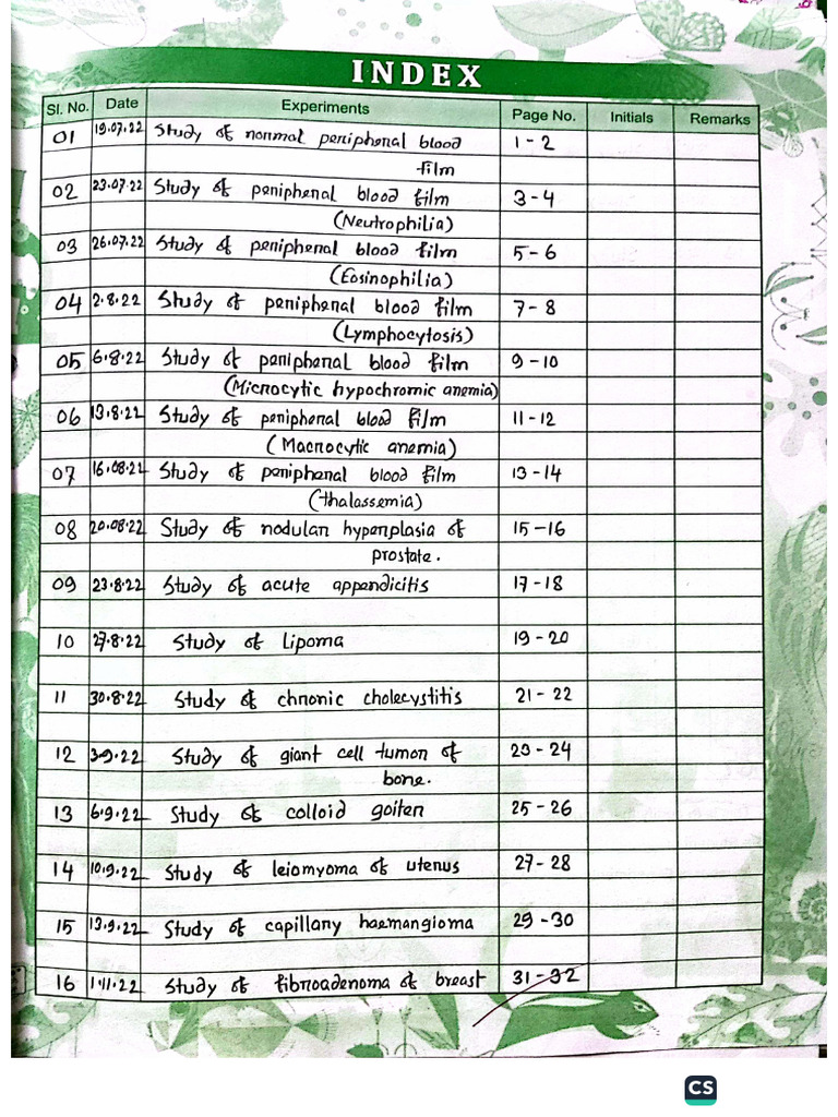 Pathology Practical | PDF