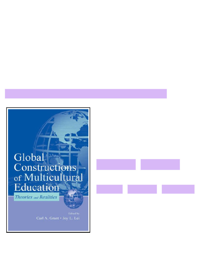 Global Constructions of Multicultural Education Theories and Realities ...
