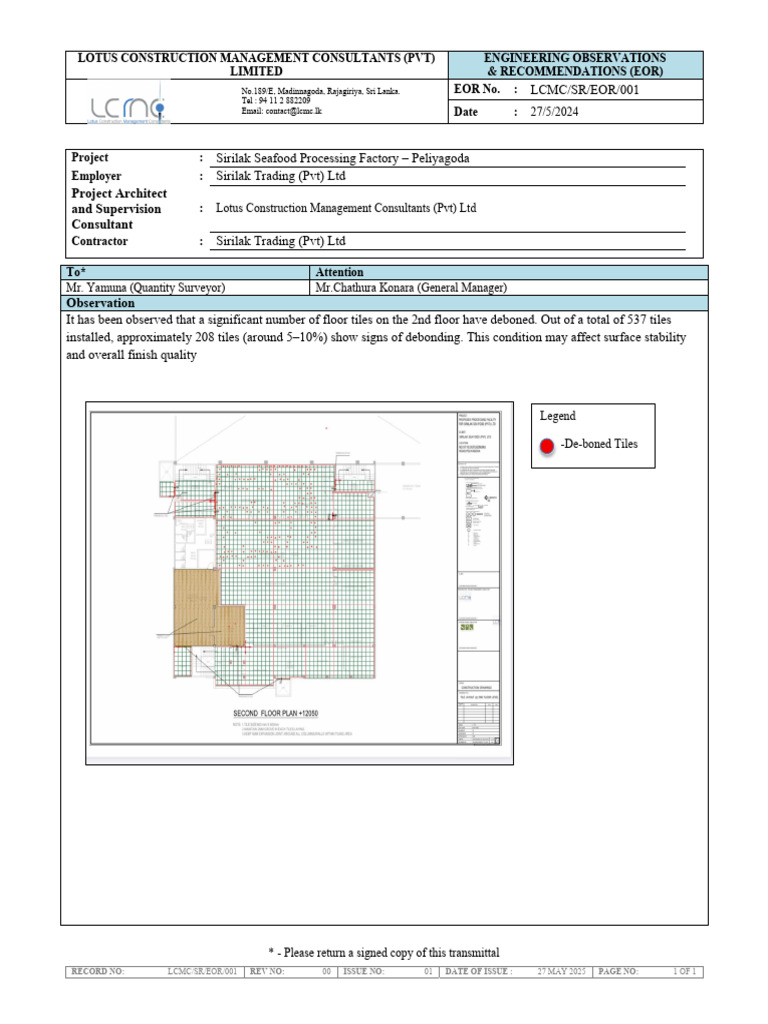 Engineering Recommendations for Tile Issues | PDF | Materials