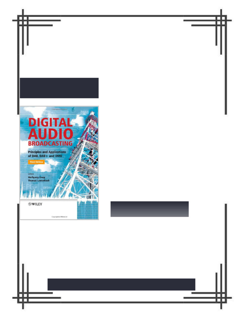 Digital Audio Broadcasting Principles and Applications of DAB DAB and ...