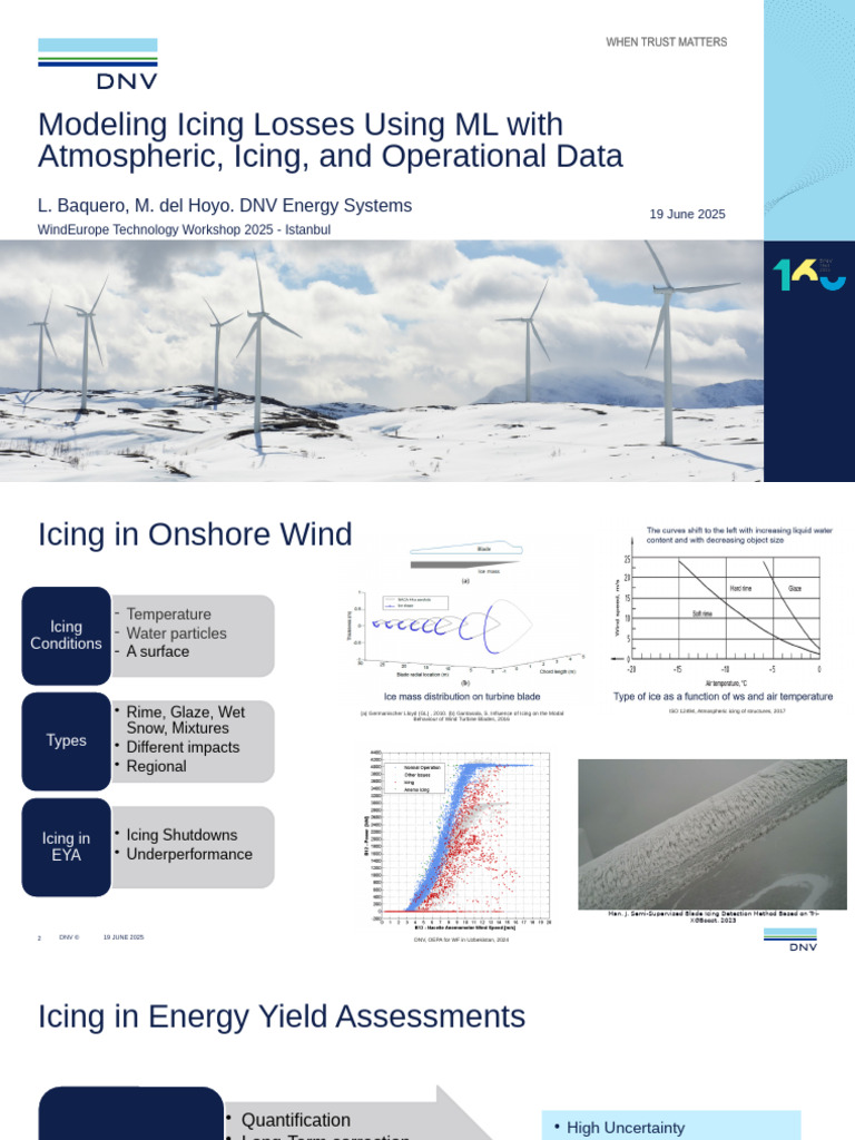 WICE Icing Losses for Wind Energy | PDF | Ice | Wind Farm