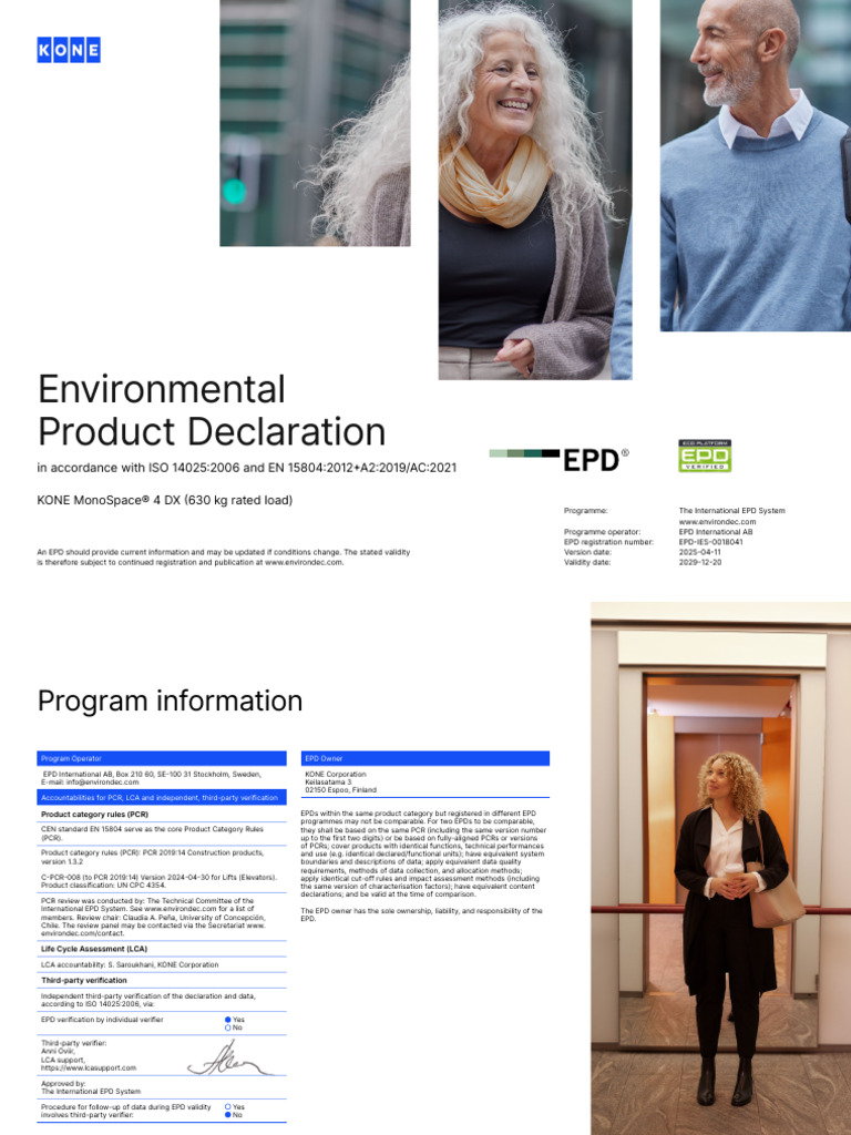 EPD Document EPD-IES-0018041_002 En | PDF | Life Cycle Assessment ...