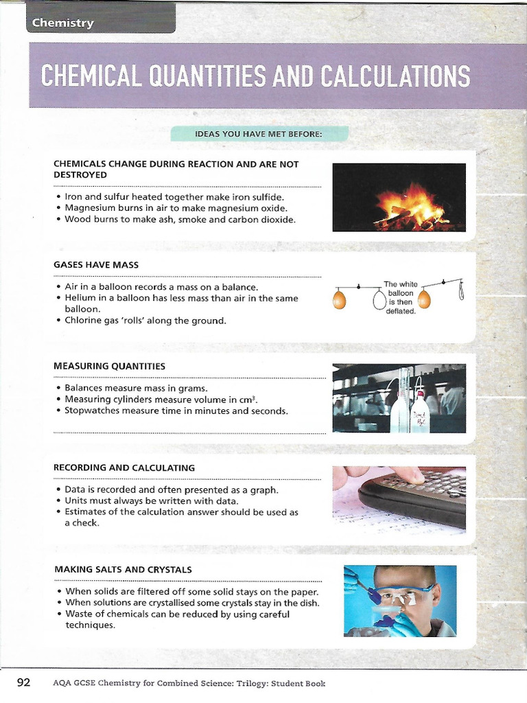 3- Chemical Calculations | PDF