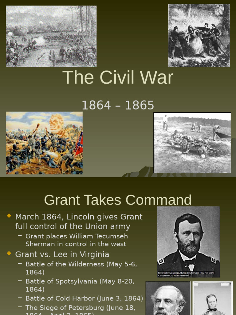 The Civil War 1864 - 1865 (2) | PDF | William Tecumseh Sherman ...