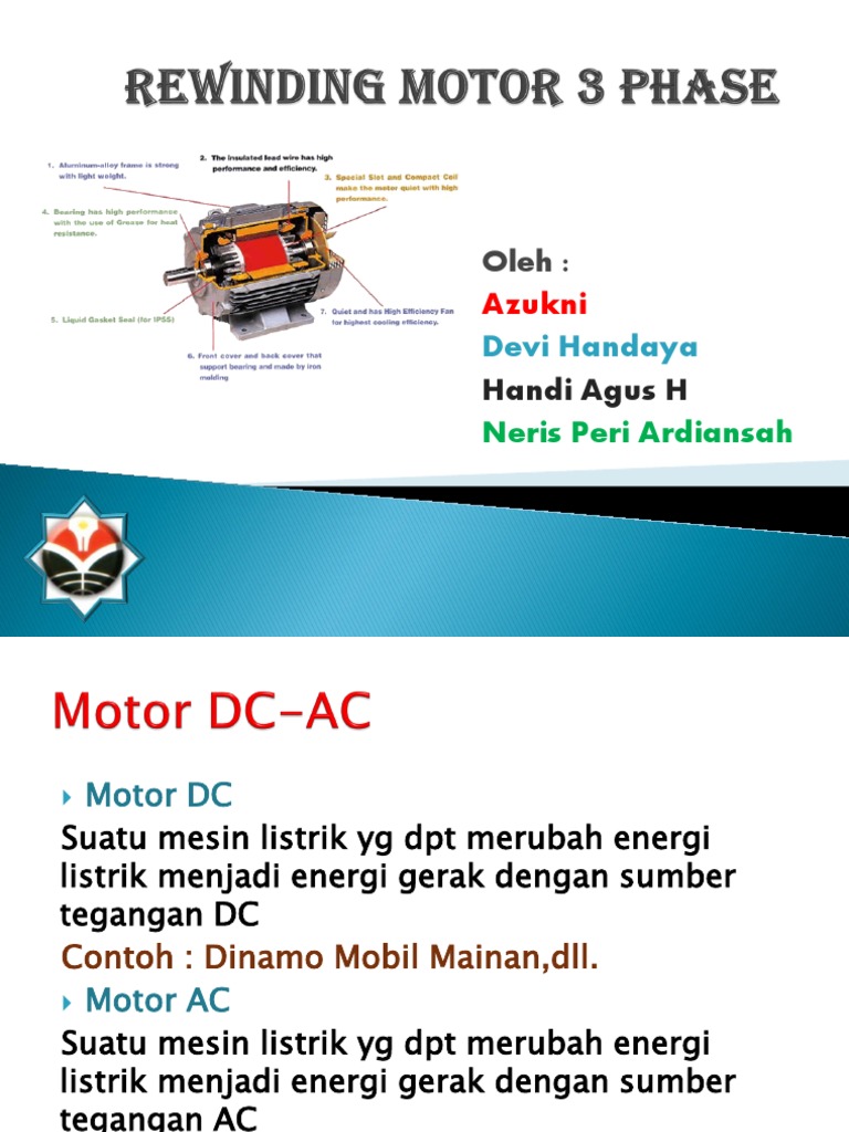 Rewinding Motor 3 Phase | PDF
