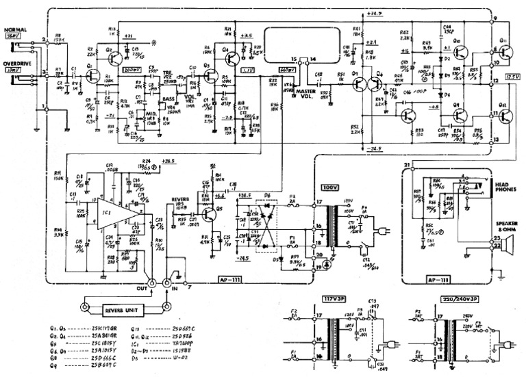 Roland Cube 20 Schematic | PDF