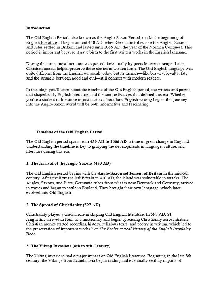 Old English Poetry | PDF | Poetry | Beowulf