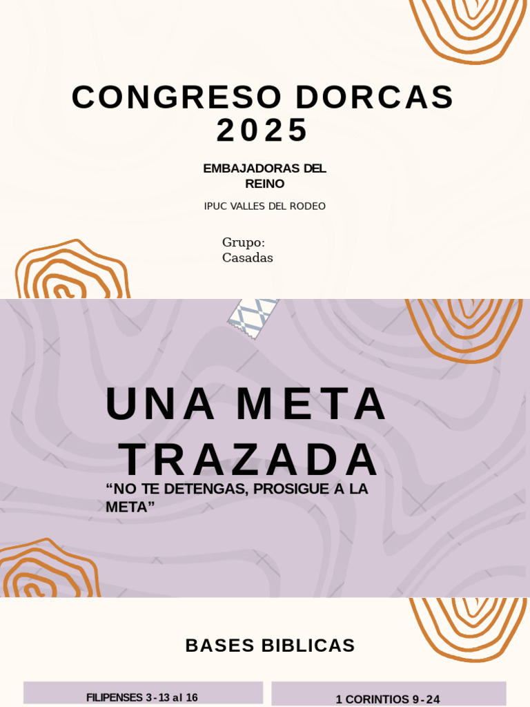 Una Meta Trazada Presentacion | PDF | Cristo (título) | Teología