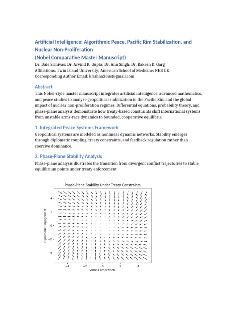 AI for Pacific Rim Peace and Stability | PDF