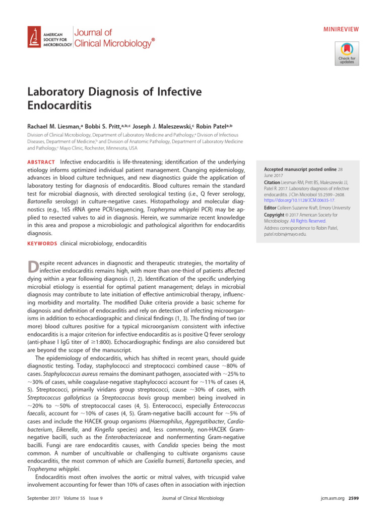 Reference_ASM-laboratory-diagnosis-of-infective-endocarditis | PDF ...