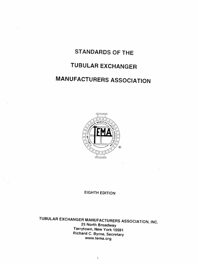 TEMA Mechanical Standards Guide | PDF | Mechanical Engineering ...