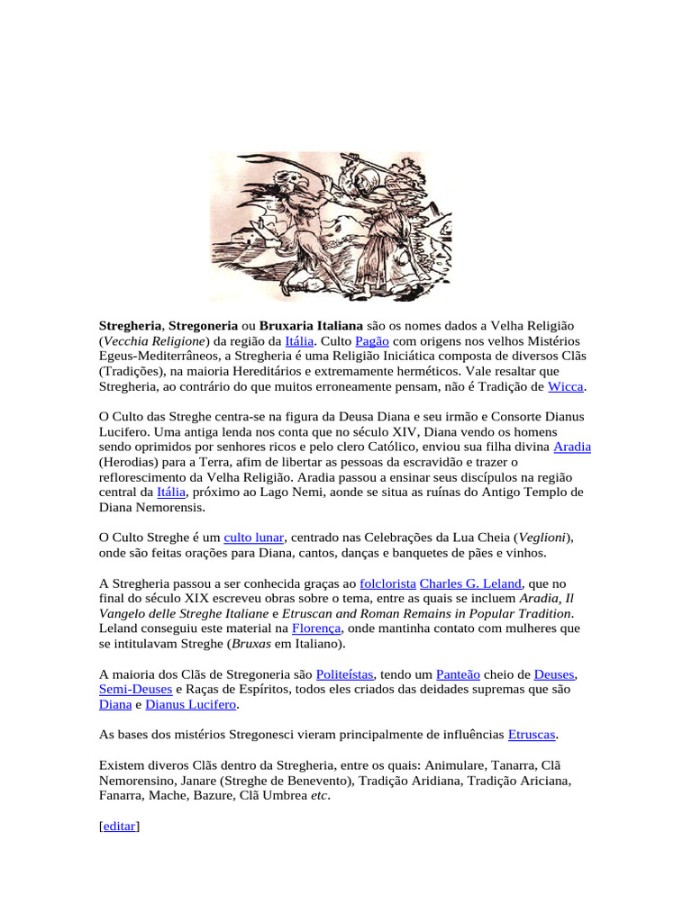 Stregheria | PDF | Feitiçaria