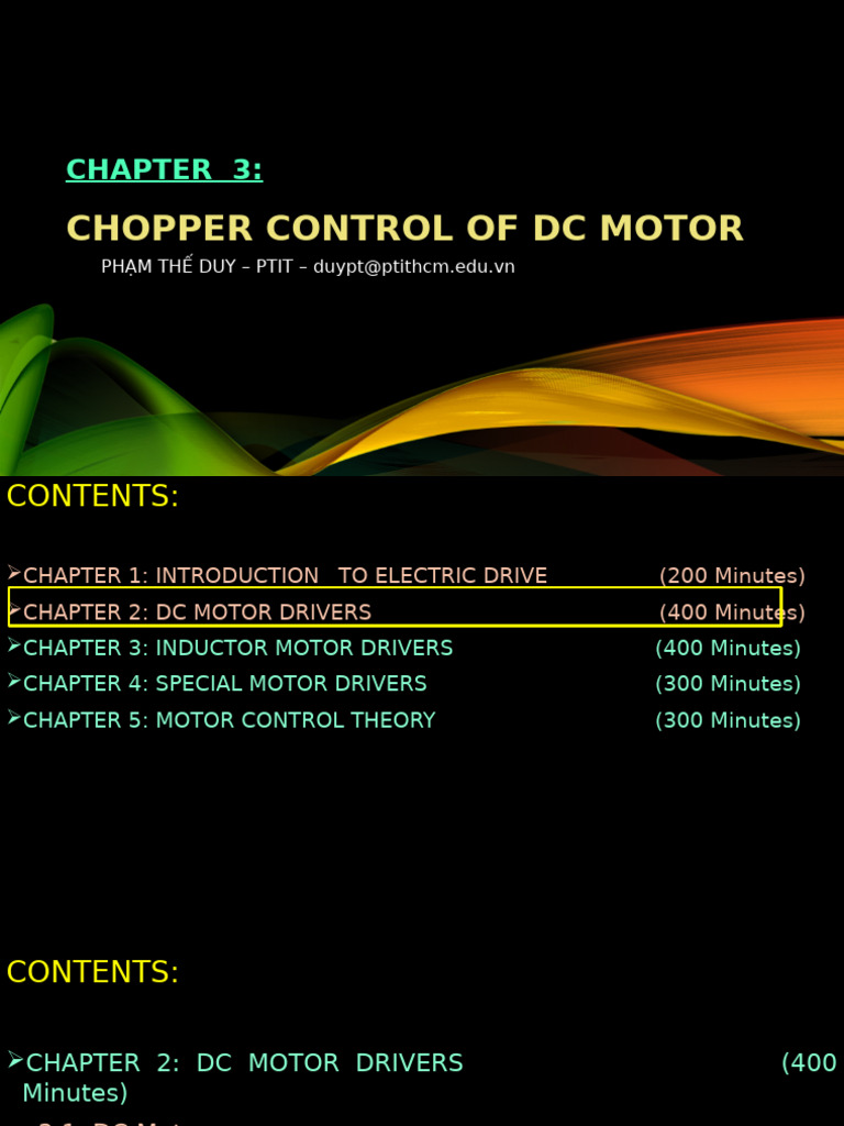 Chopper Control Techniques for DC Motors | PDF | Electric Motor | Rectifier