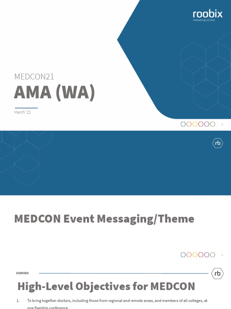 AMA_Medcon21 Event Conceptualisation V1.pptx | PDF | Brand | Employee ...