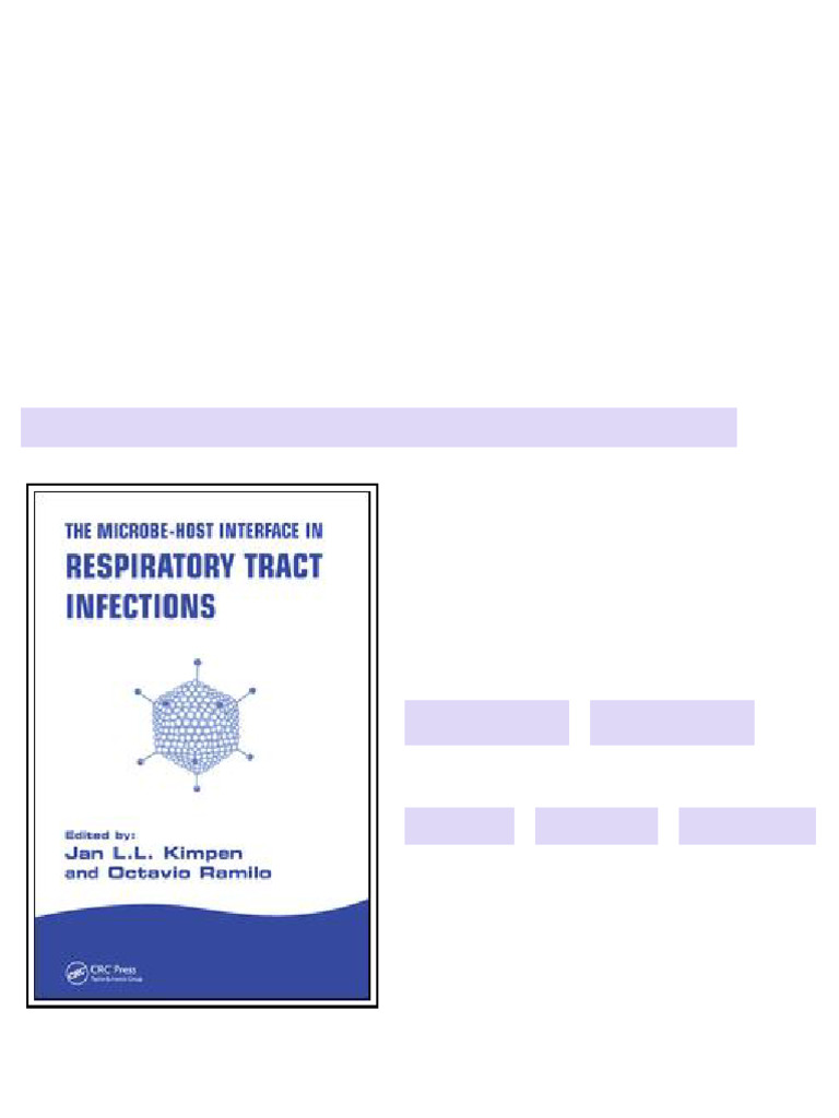 (Ebook) The Microbe-Host Interface in Respiratory Tract Infections by ...