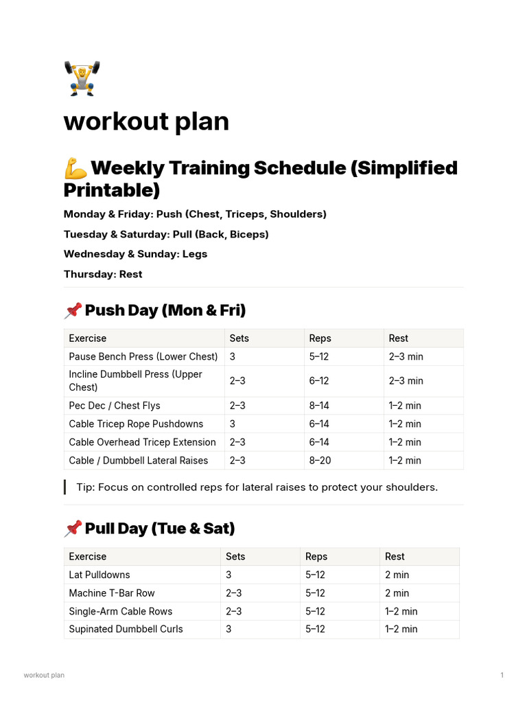 Fab3b6ed 1420 47cf Ae9f Aa5ecef29a09 Workout Plan | PDF | Weight ...